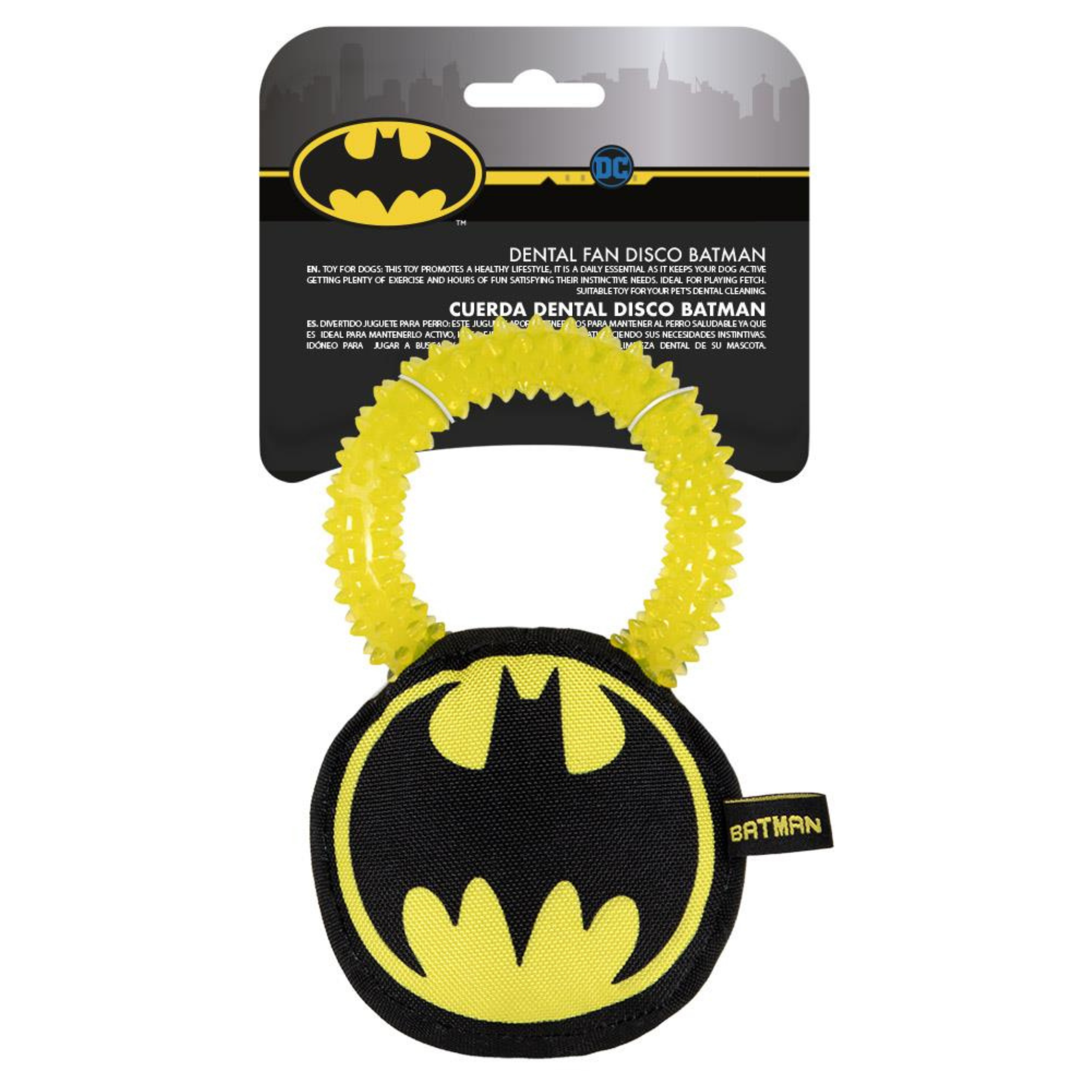 Batman Symbol Dog Toy | Justice League DC | muthapuppa – MUTHAPUPPA